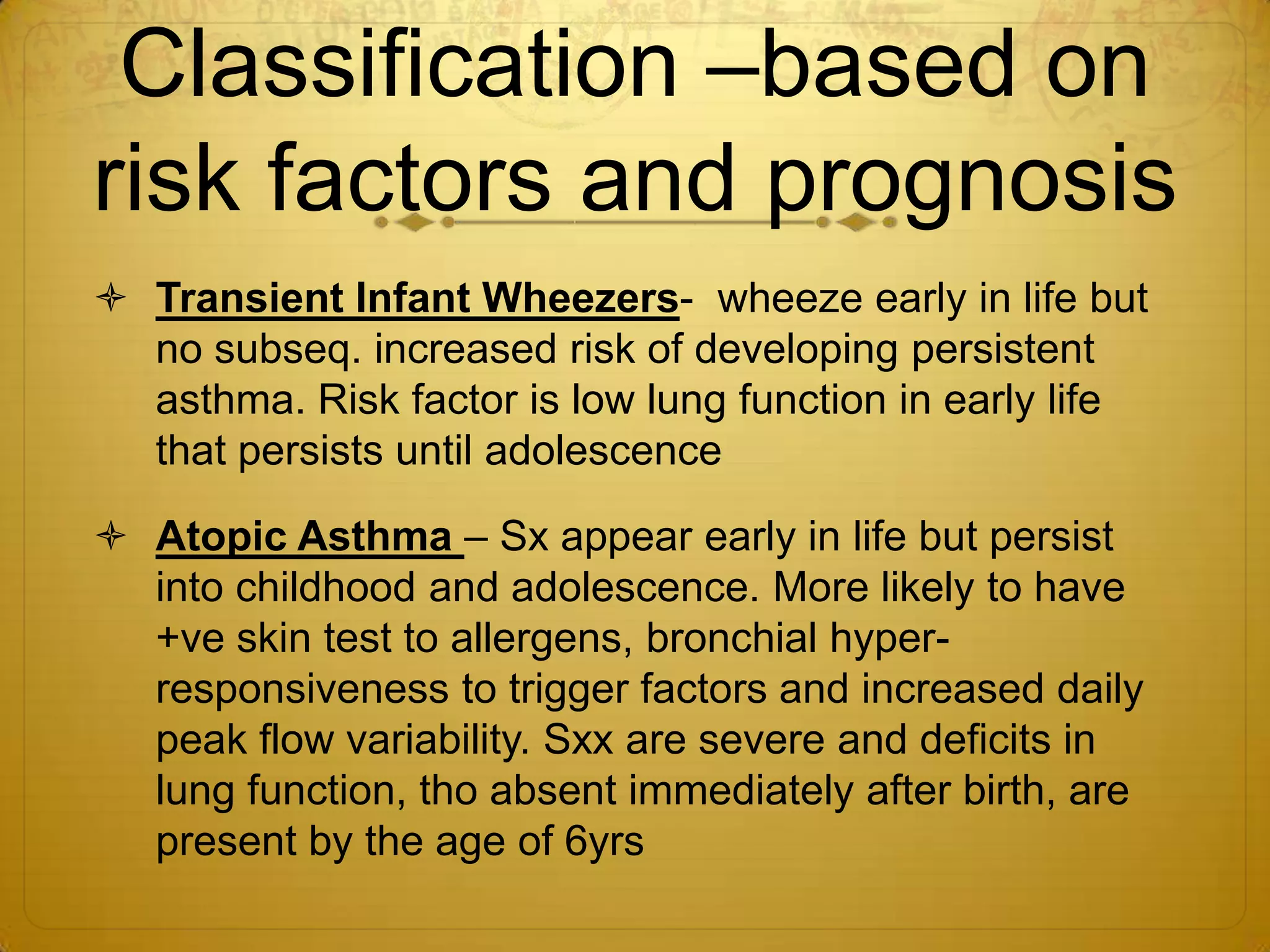 Severe acute asthma in children | PPTX