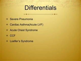 Severe acute asthma in children | PPTX