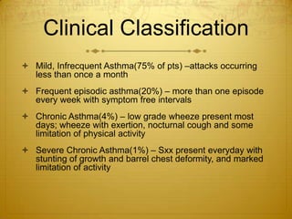 Severe acute asthma in children | PPTX