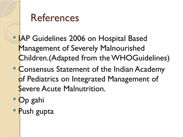 SEVERE ACUTE MALNUTRITION –MANAGEMENT PROTOCOL.pptx