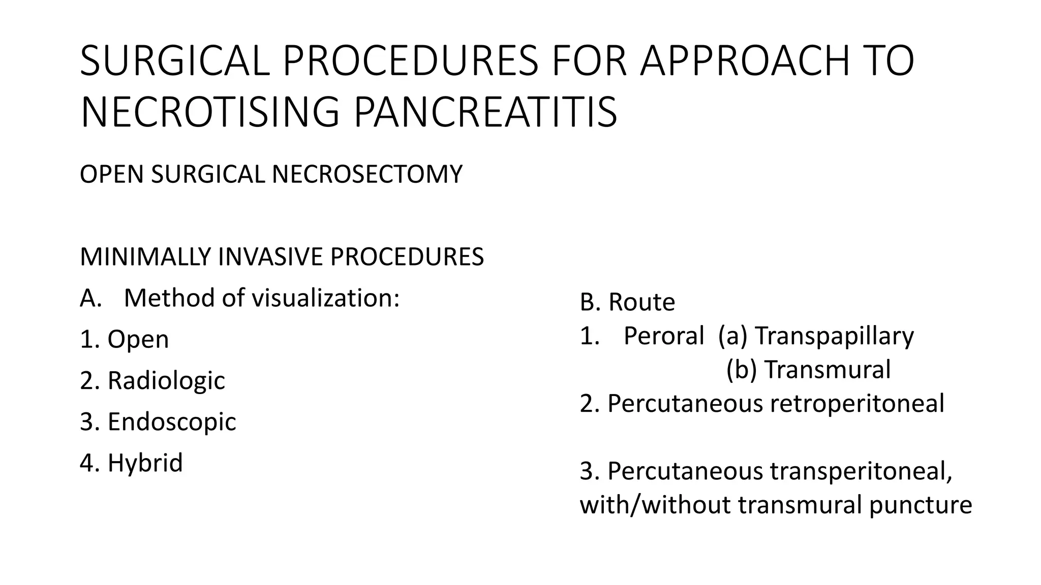 SEVERE ACUTE PANCREATITIS PRESENTATION 2020 | PPTX