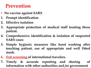Severe acute respiratory syndrome (SARS) | PDF