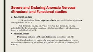 severe and enduring anorexia nervosa : clinical and neuropsychological ...