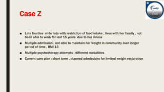 severe and enduring anorexia nervosa : clinical and neuropsychological ...