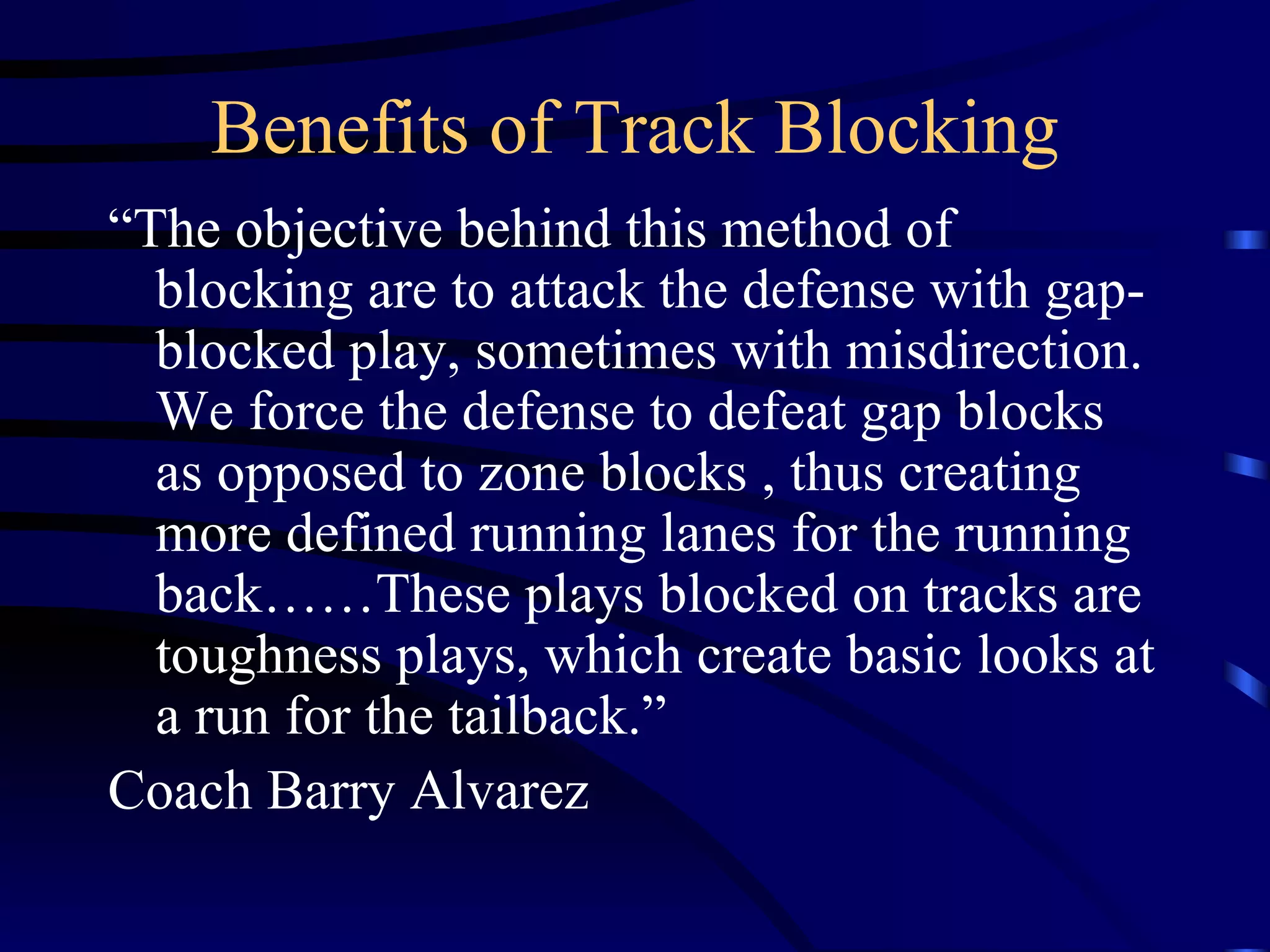 Severe Angle Blocking By Jack Gregory | PPT