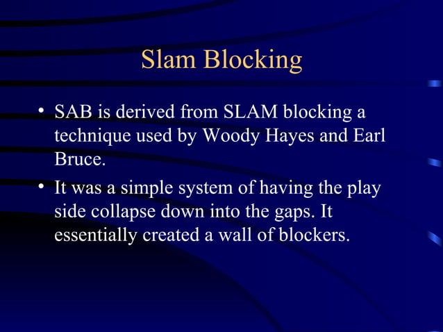 Severe Angle Blocking By Jack Gregory | PPT