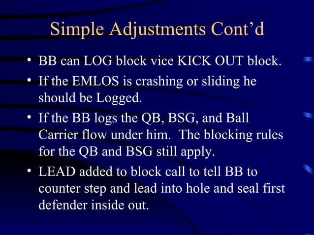 Severe Angle Blocking By Jack Gregory | PPT