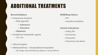 Severe asthma management | PPTX