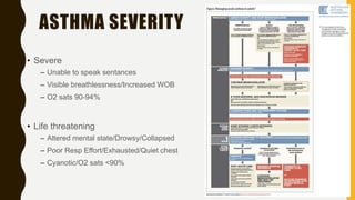 Severe asthma management | PPTX