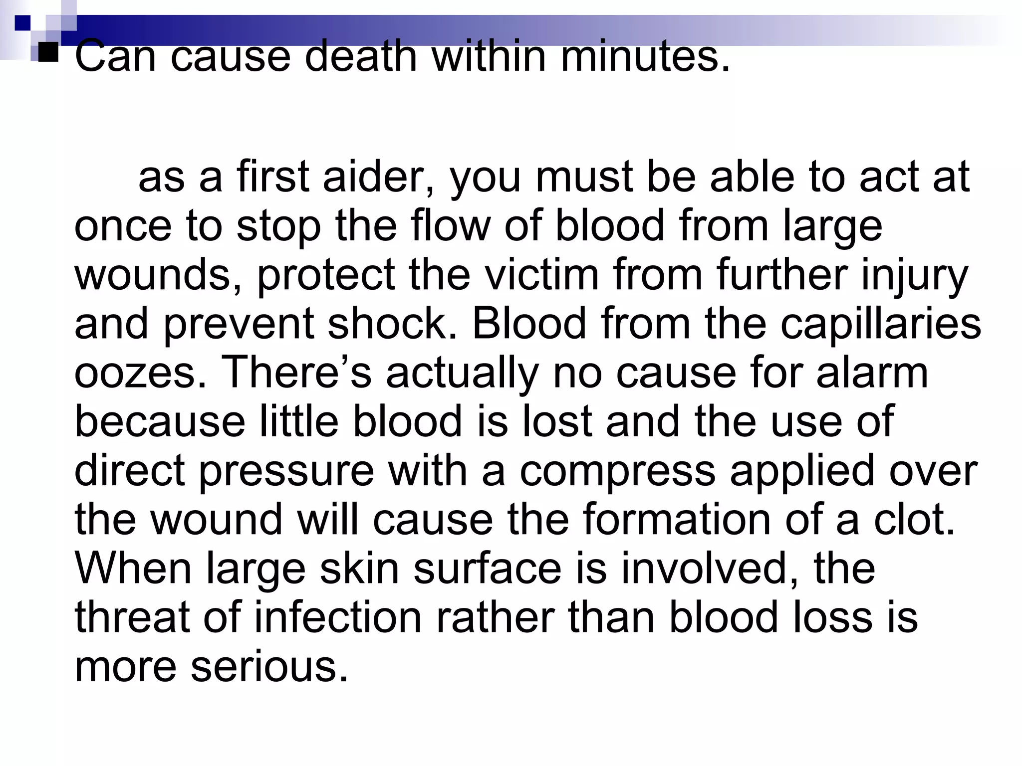 Severe bleeding | PPT