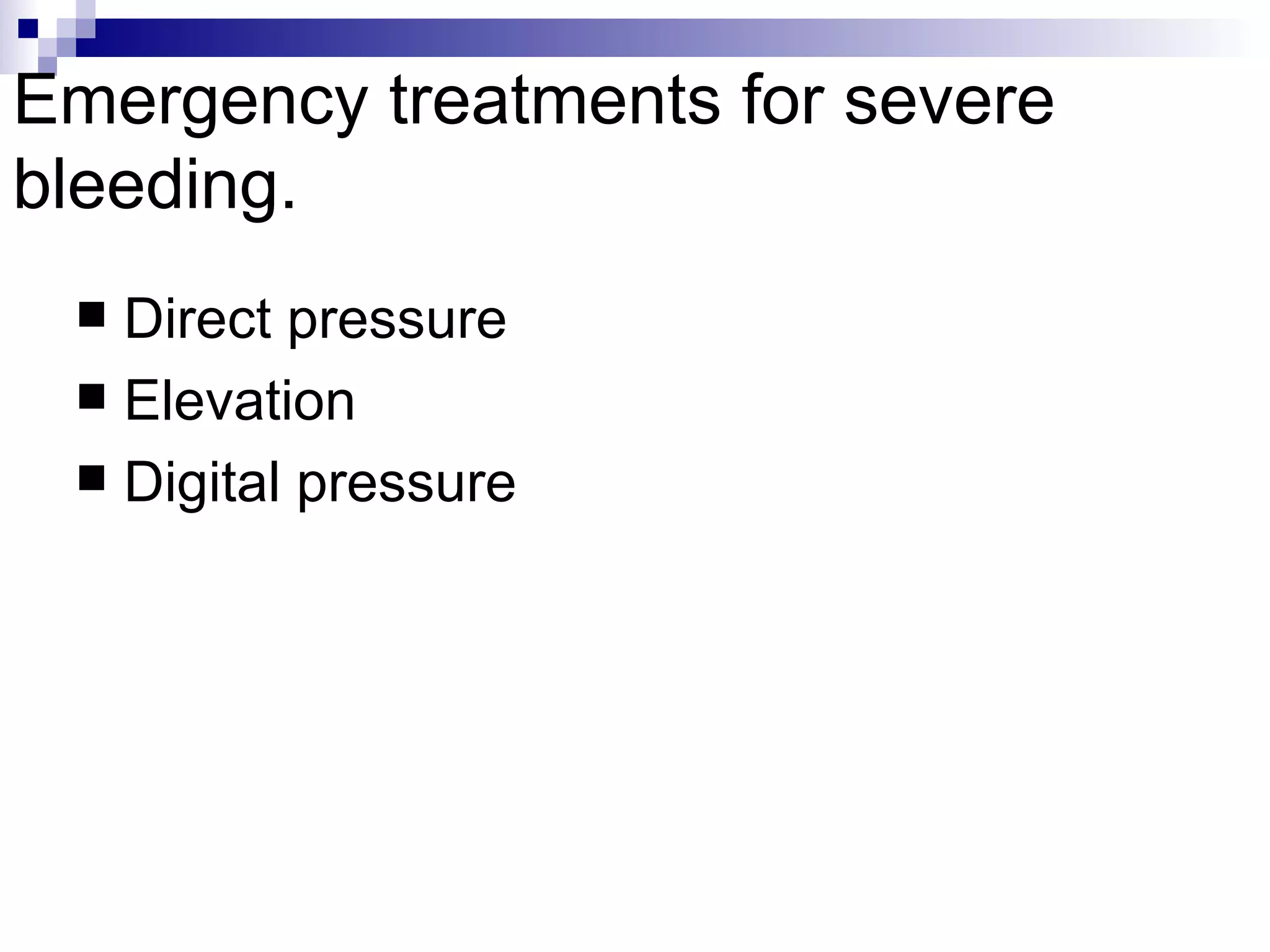 Severe bleeding | PPT