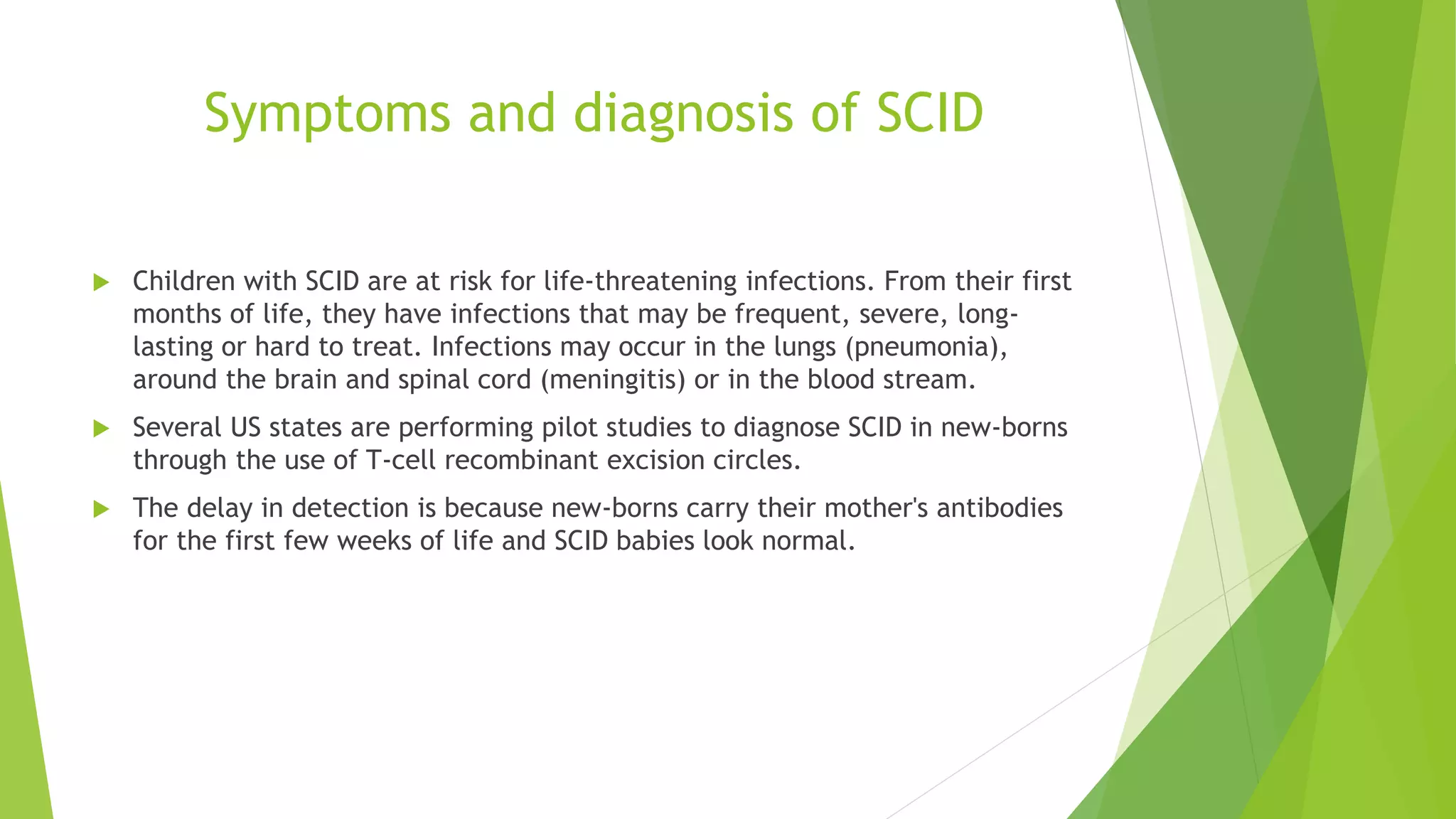Severe combined immunodeficiency (SCID) | PPTX