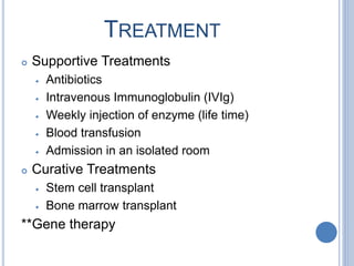 Severe combined immunodeficiency (scid) | PPTX