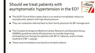 Severly Elevated Blood Pressure : Dr Peter Andre Soltau | PPT