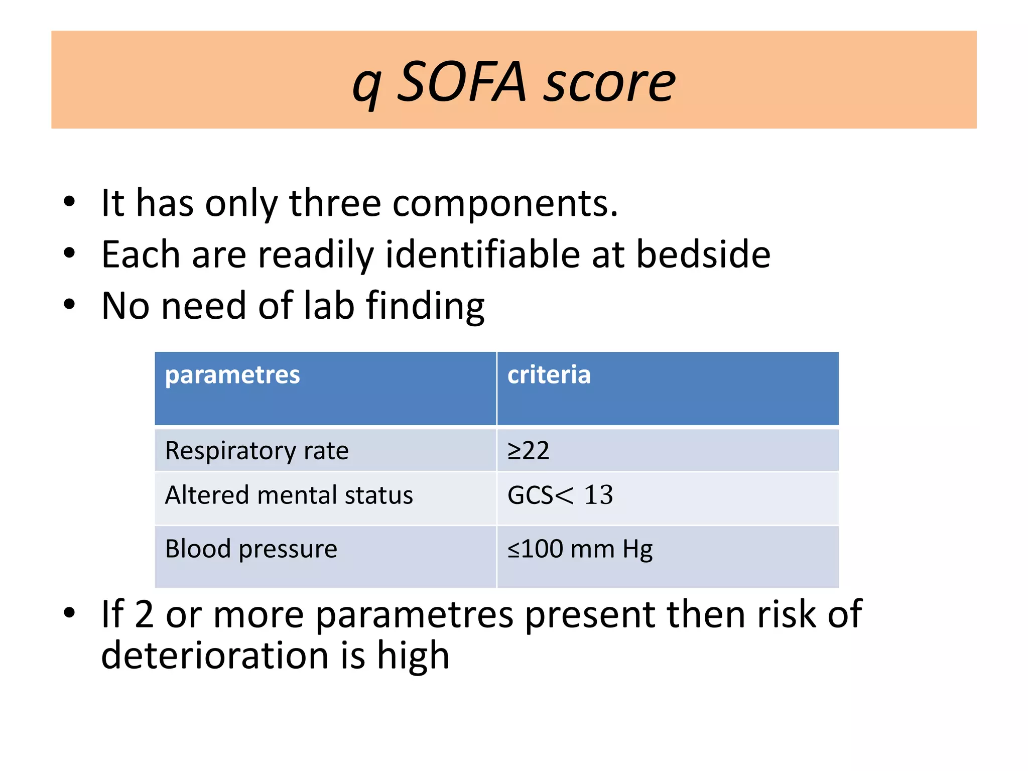 Severe sepsis and septic shock :evaluation and management | PPTX