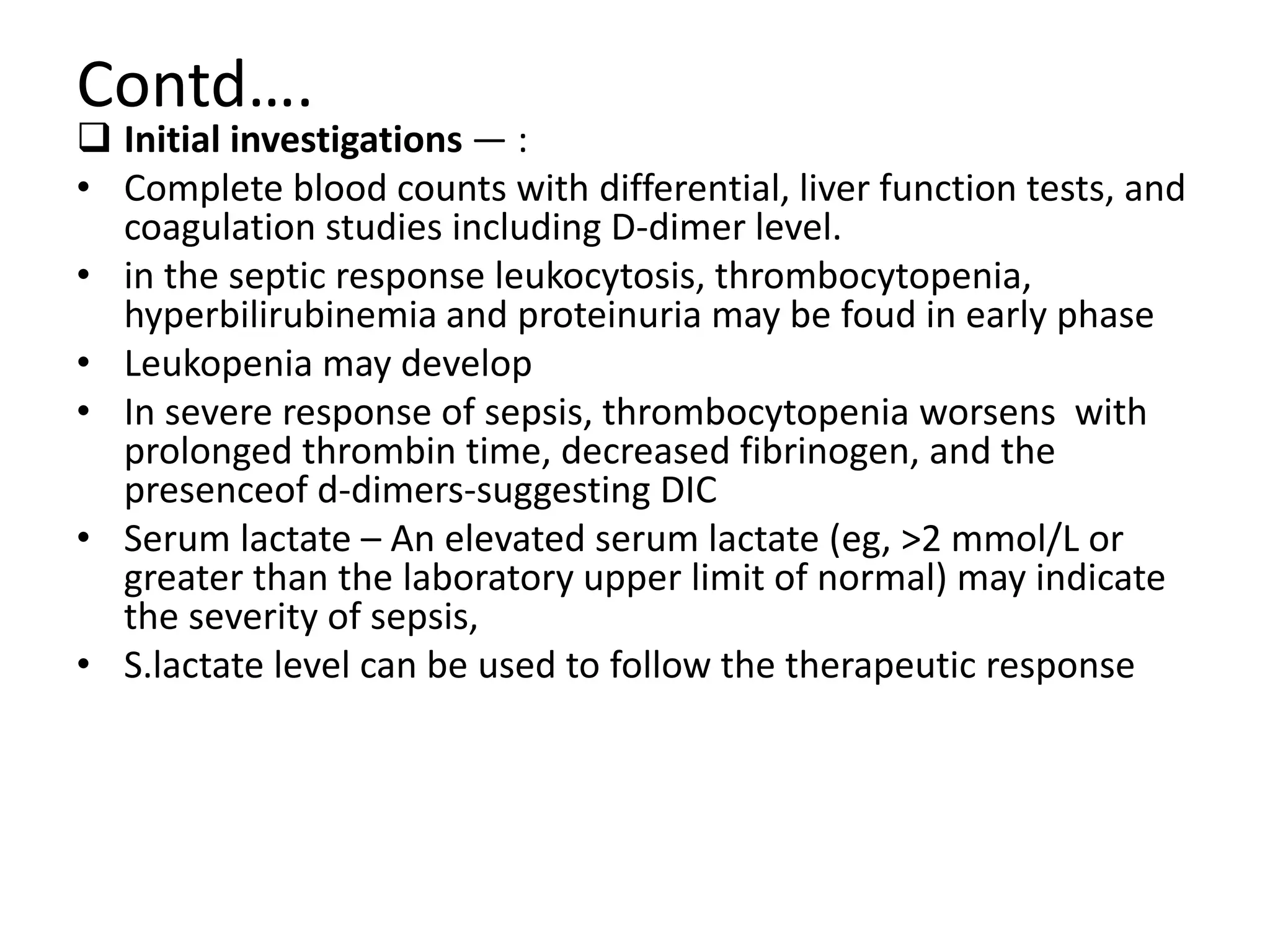 Severe sepsis and septic shock :evaluation and management | PPTX