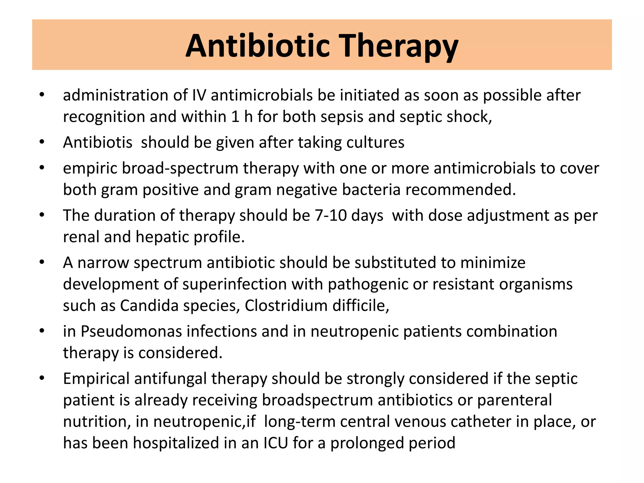 Severe sepsis and septic shock :evaluation and management | PPTX