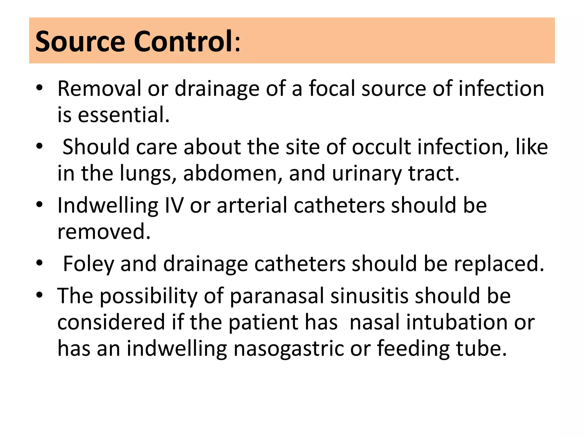 Severe sepsis and septic shock :evaluation and management | PPTX