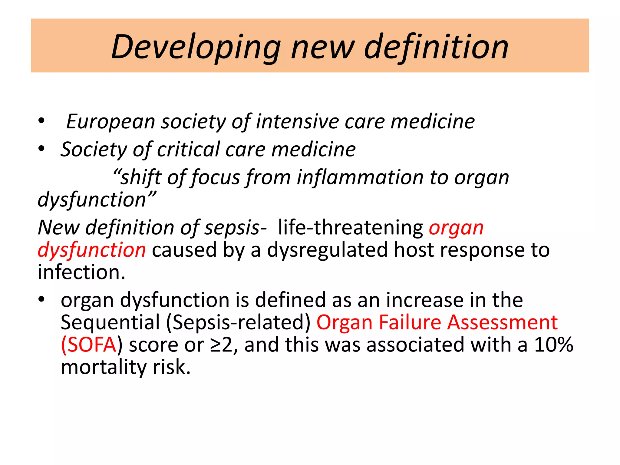 Severe sepsis and septic shock :evaluation and management | PPTX
