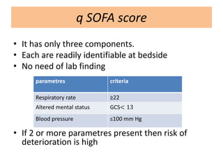 Severe sepsis and septic shock :evaluation and management | PPTX