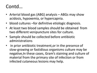 Severe sepsis and septic shock :evaluation and management | PPTX