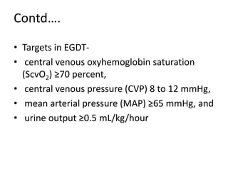 Severe sepsis and septic shock :evaluation and management | PPTX