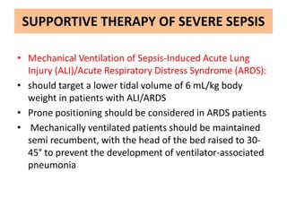 Severe sepsis and septic shock :evaluation and management | PPTX