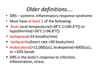 Severe sepsis and septic shock :evaluation and management | PPTX