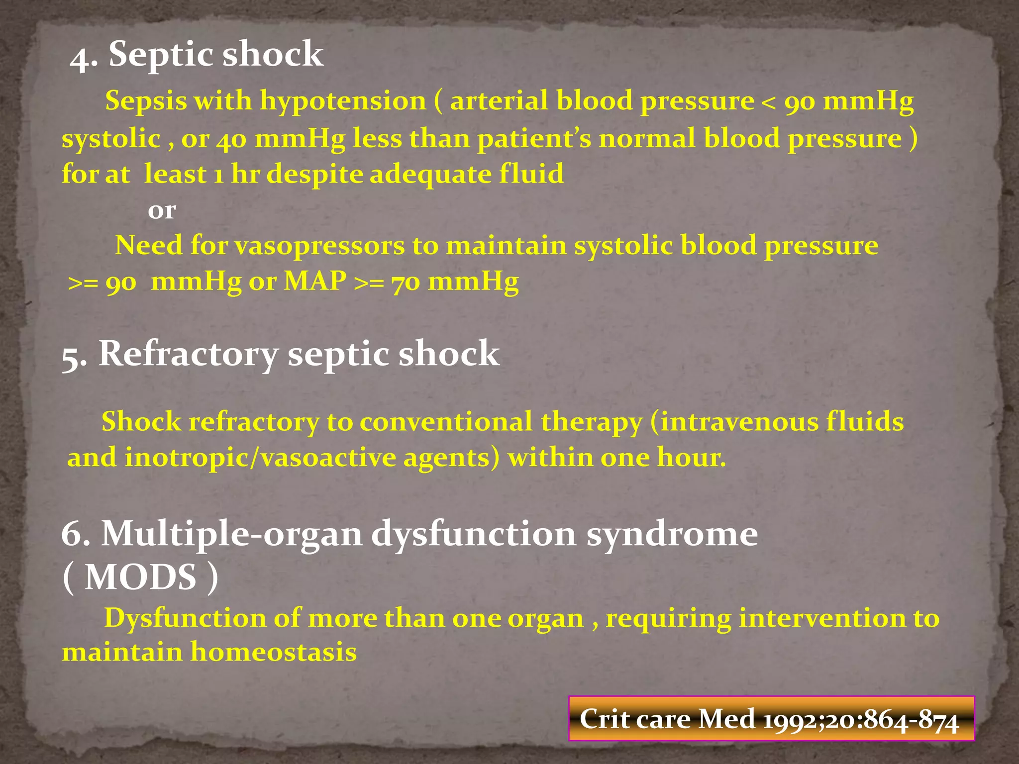 Severe Sepsis And Septic Shock | PDF