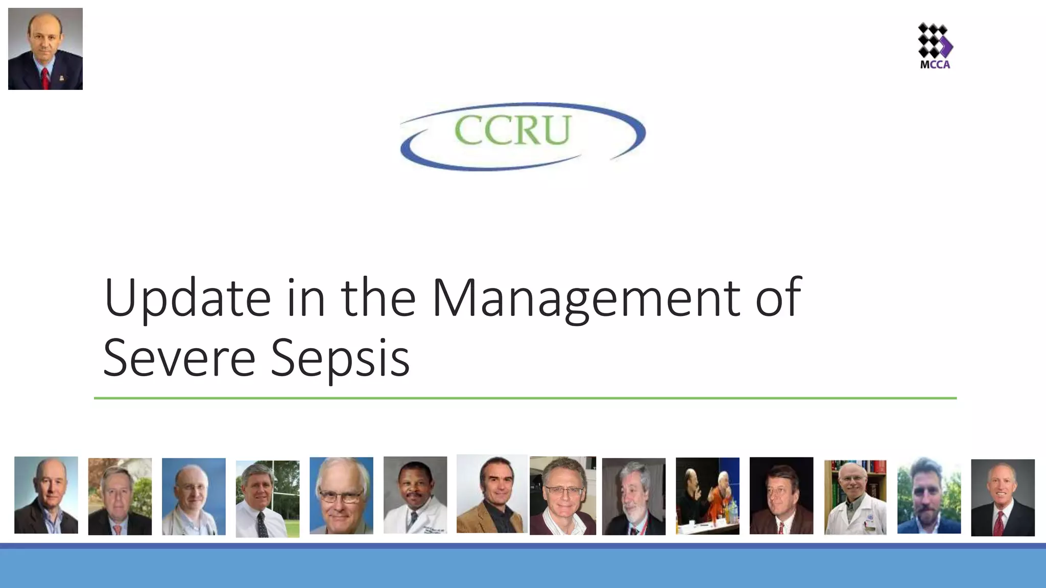 Management of Severe Sepsis Update | PPTX | Blood Disorders | Diseases ...