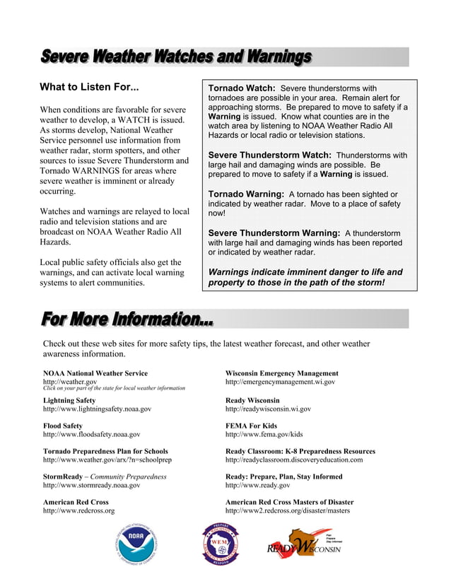 Severe Weather Brochure | PDF