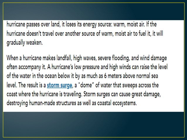 SEVERE weather & floods power point slides | PPTX