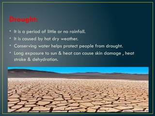 SEVERE weather & floods power point slides | PPTX