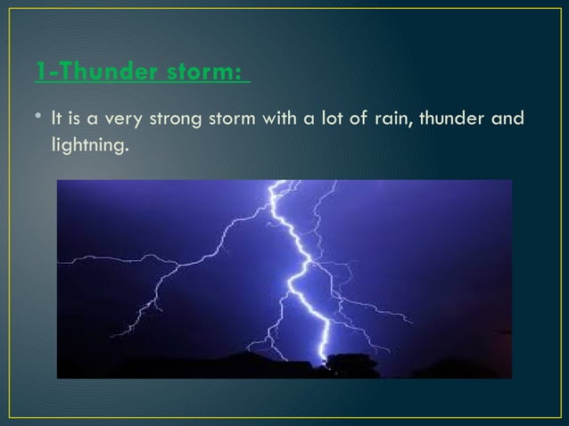 SEVERE weather & floods power point slides | PPTX