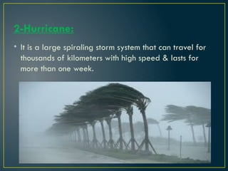 SEVERE weather & floods power point slides | PPTX