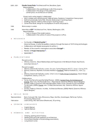 Severino Alfonso Dunn _ CV | PDF