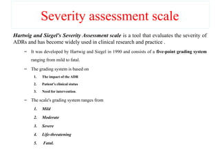 Severity and seriousness assessment: Pharmacovigilance aspects. | PPTX