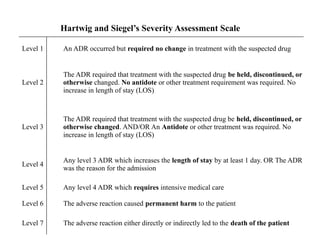 Severity and seriousness assessment: Pharmacovigilance aspects. | PPTX
