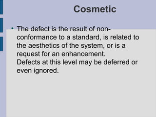 Severity & priority in software testing | PPT