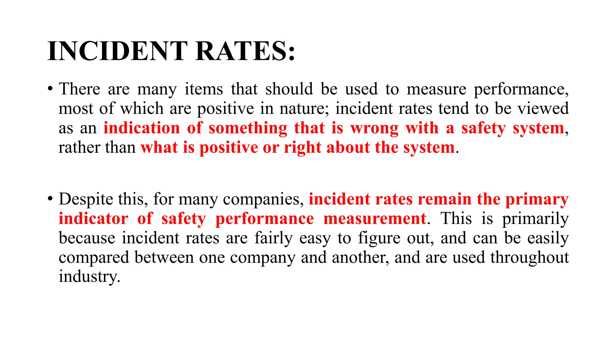 Severity rate of industrial safety for workers | PPTX