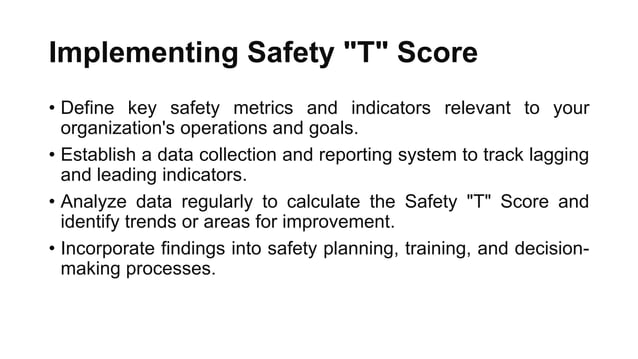 Severity rate of industrial safety for workers | PPTX | Injuries ...