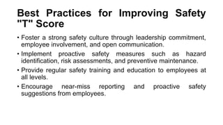 Severity rate of industrial safety for workers | PPTX