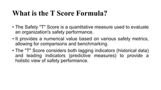 Severity rate of industrial safety for workers | PPTX