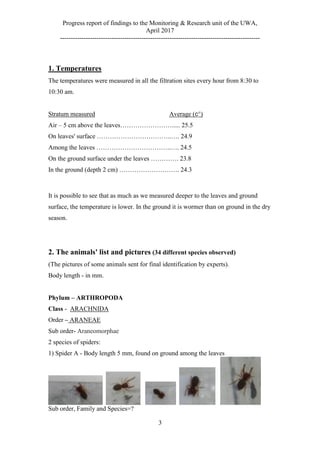 Seve- Report- invertebrate fauna on the forest floor of Semuliki NP ...