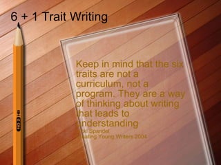 Sevier 6+1 Traits | PPT