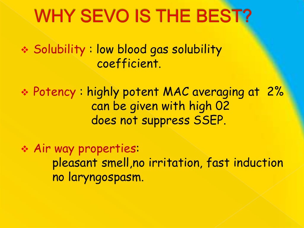 Sevo in neuro anesthesia