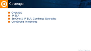 SevOne - IP SLA | PDF