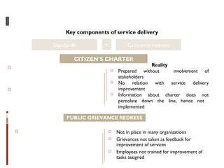 Sevottam (excellence in public service delivery) | PPT