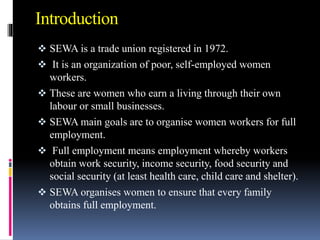 SEWA TRADEUNION | PPTX