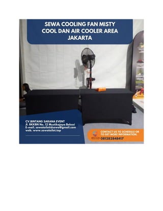 Sewa Cooling Fan Misty Cool Dan Air Cooler Area Jakarta.pdf